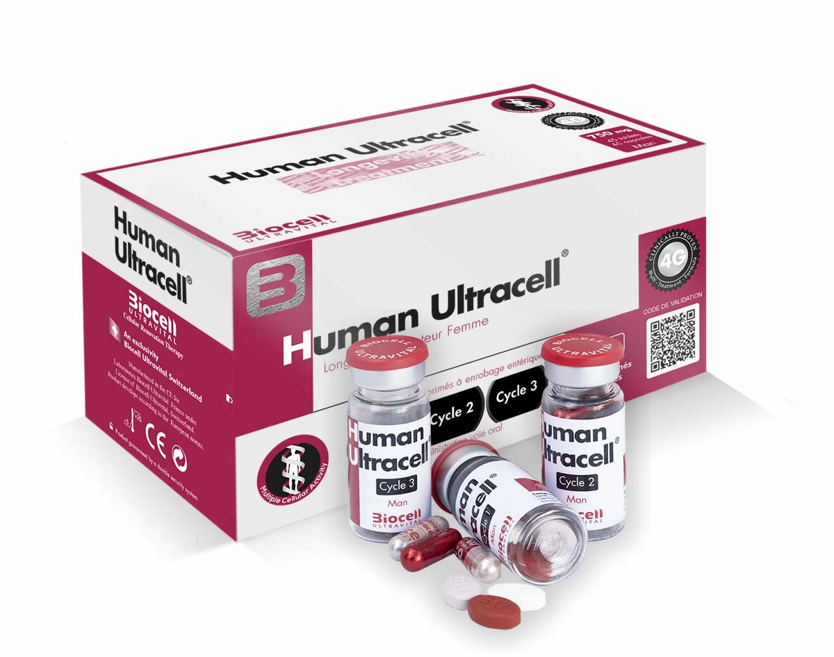 Human Ultracell Hombre/Cápsulas Estuche de 45 comprimidos de 750 mg. y ...